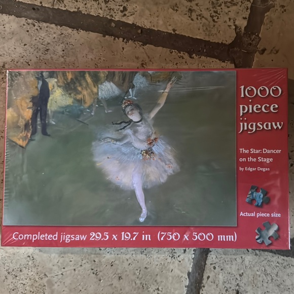 Flame Tree Publishing | Games | Edgar Degas Ballerina Jigsaw Puzzle 00 ...